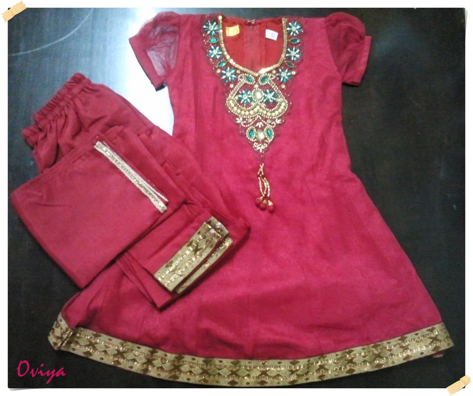 Exclusive n Affordable Designer Wardrobes: Kids Chudithar, Karishma and ...