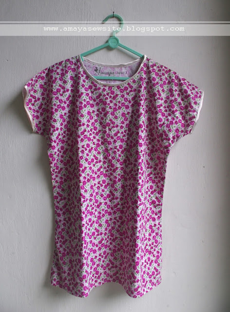 Amaya's Sew Site: Cara Menjahit Blouse Yang Sederhana Untuk Pemula ...