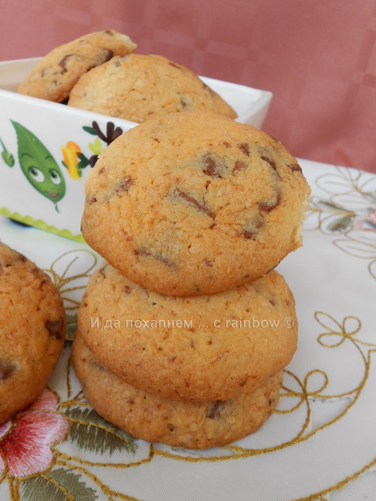 И да похапнем ... Маслени бисквитки с кокос и шоколад