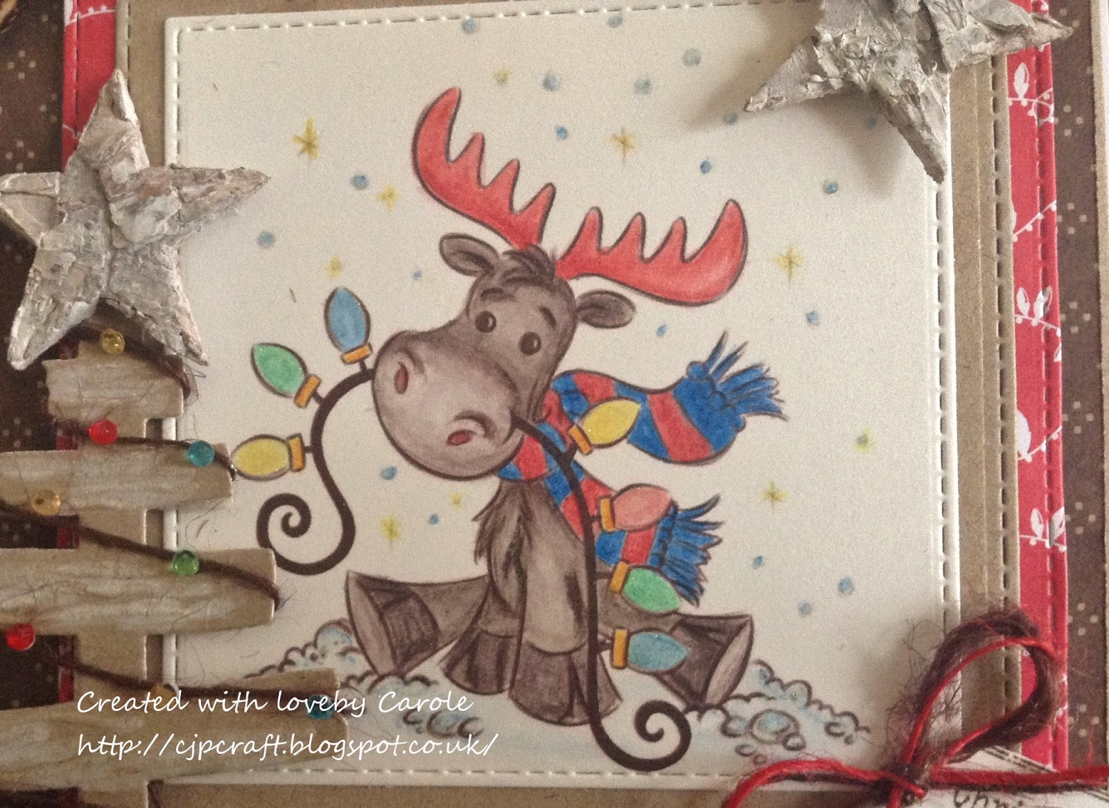 The things I love : Christmas Holiday Moose With Lights