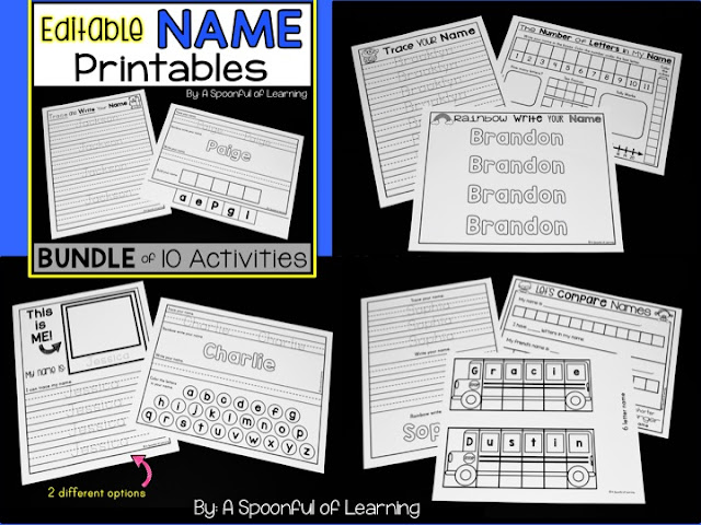 First Week of School! - A Spoonful of Learning