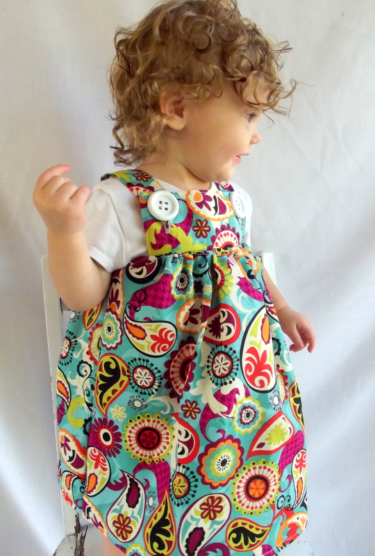Morning by Morning Productions: Button Baby Dress Tutorial
