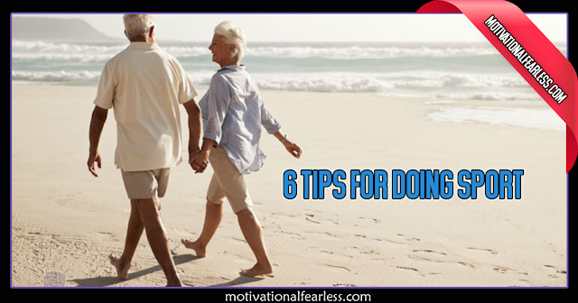 6 tips for doing sport - Motivational Fearless