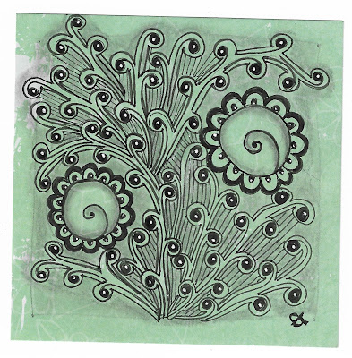 Tickled To Tangle: "It's a String Thing" #225 Tiles