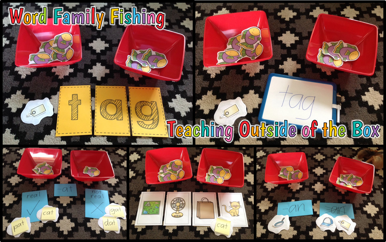 Teaching Outside of the Box...: Word Family Fun!