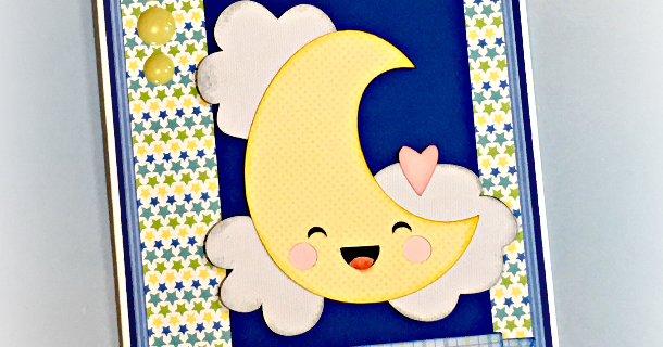 SVGCutClub: Congratulations Baby Moon Card