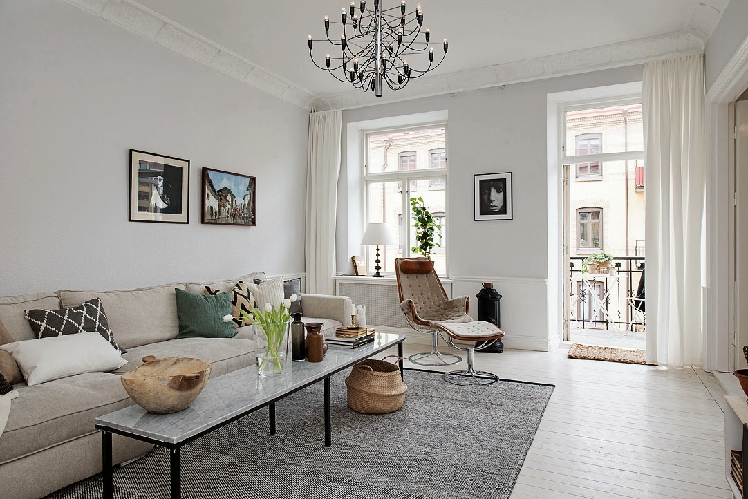 El blog de Demarques: 10 SALONES DE ESTILO ESCANDINAVO