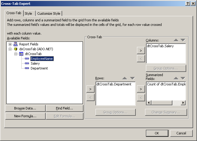 Crystal Reports CrossTab Report in Asp.Net | C# Guide - C#, Asp.Net ...
