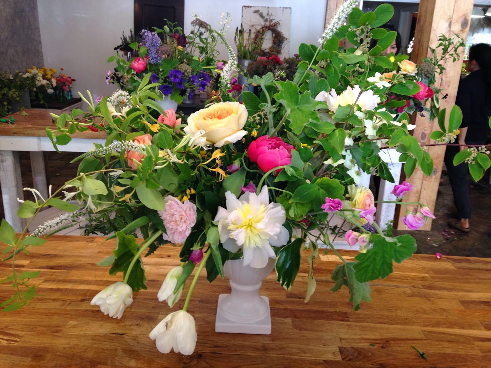 Gelie Beans and Sparkly Things: Studio Choo Flower Class