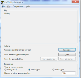 create ssh-keypair using putty-gen in windows ~ inlinux