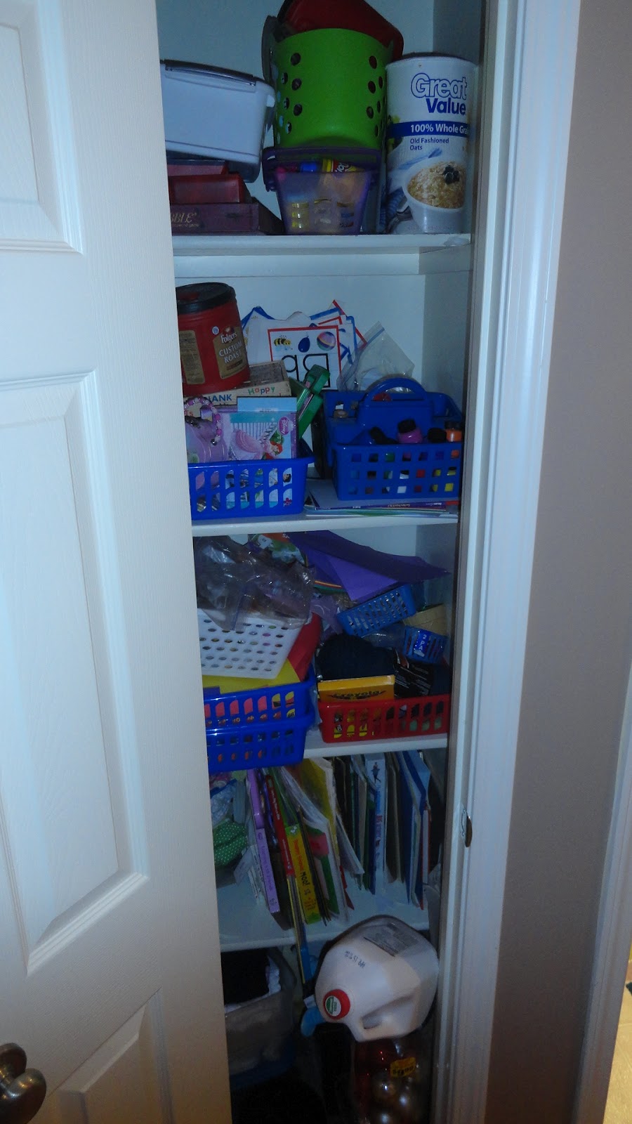 Create, Play, Teach: Kids Activity Closet Overhaul