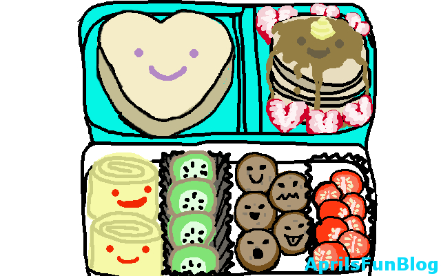 April's Fun Blog: Pancake Breakfast Bento Box