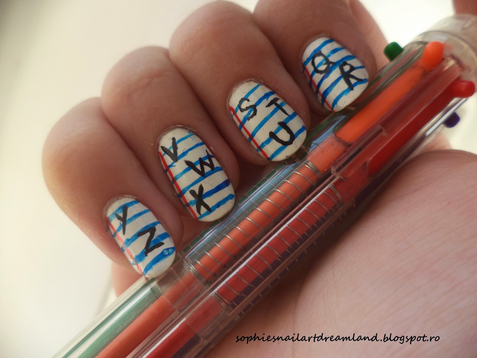 Alphabet nail art challenge - Letter A - Alphabet | Sophie's Nail Art ...