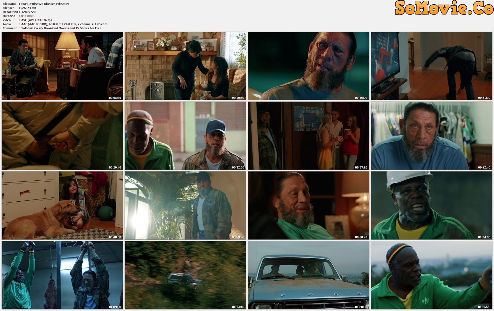 Bad Ass 2 Bad Asses (2014) BluRay 720p BRRip 600MB - THOUSAND DOWNLODS