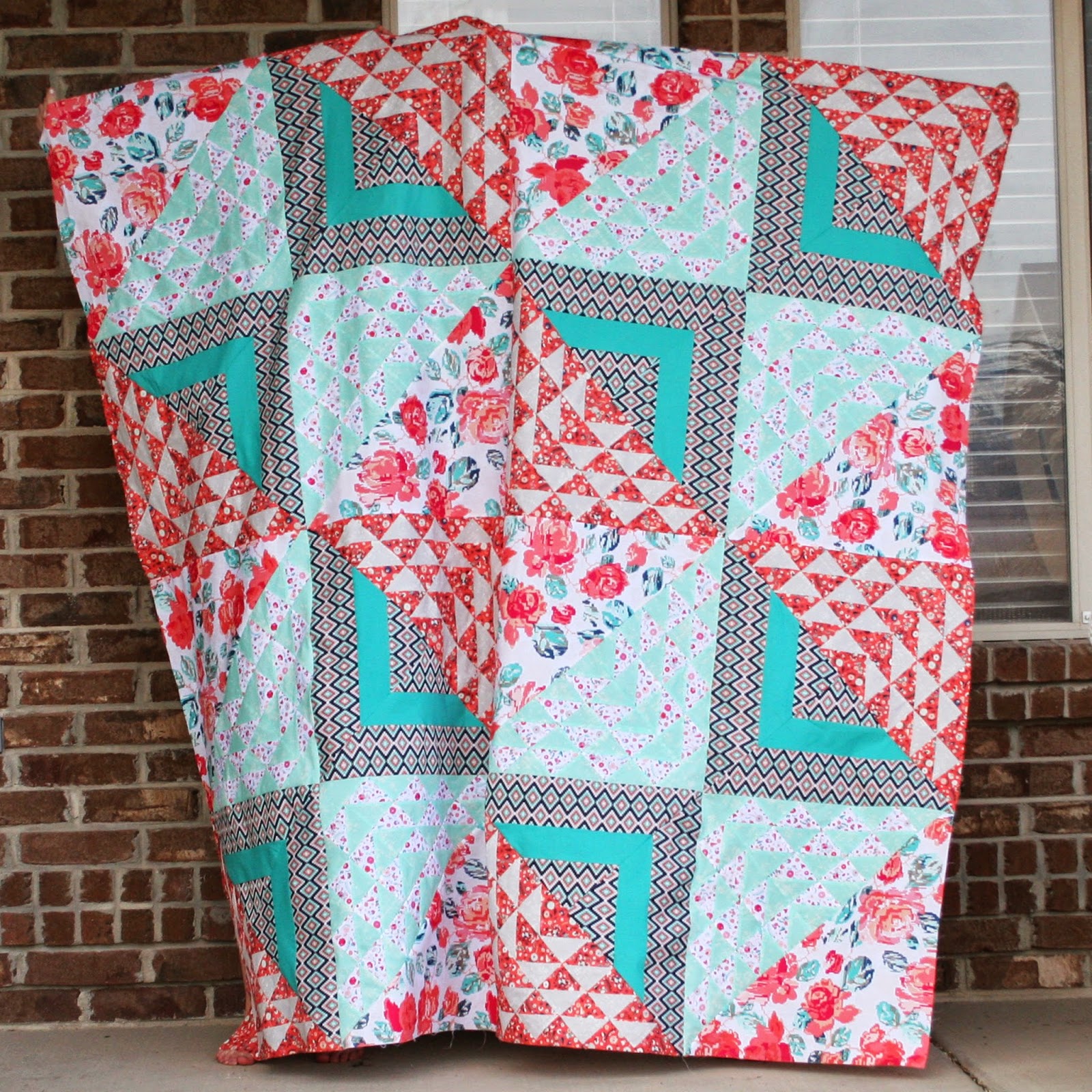 Quilt Story: Finished Birchen quilt top!