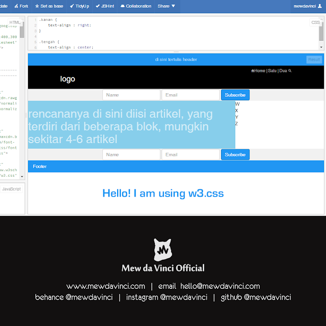 Progress 2 - Memilih Framework CSS Terbaik Untuk Pemula