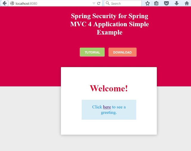 Spring Security For Spring Mvc 4 Application Simple Example Using Spring Boot Programmingfree