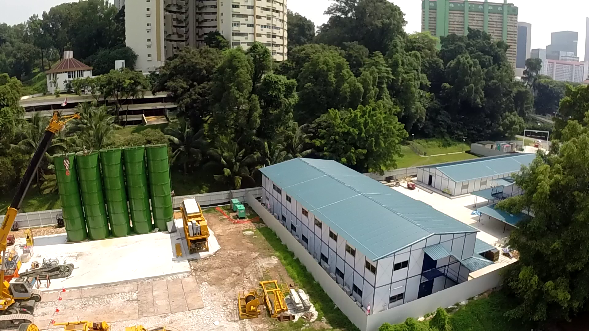 Thomson Line Construction: Outram Park Assembles
