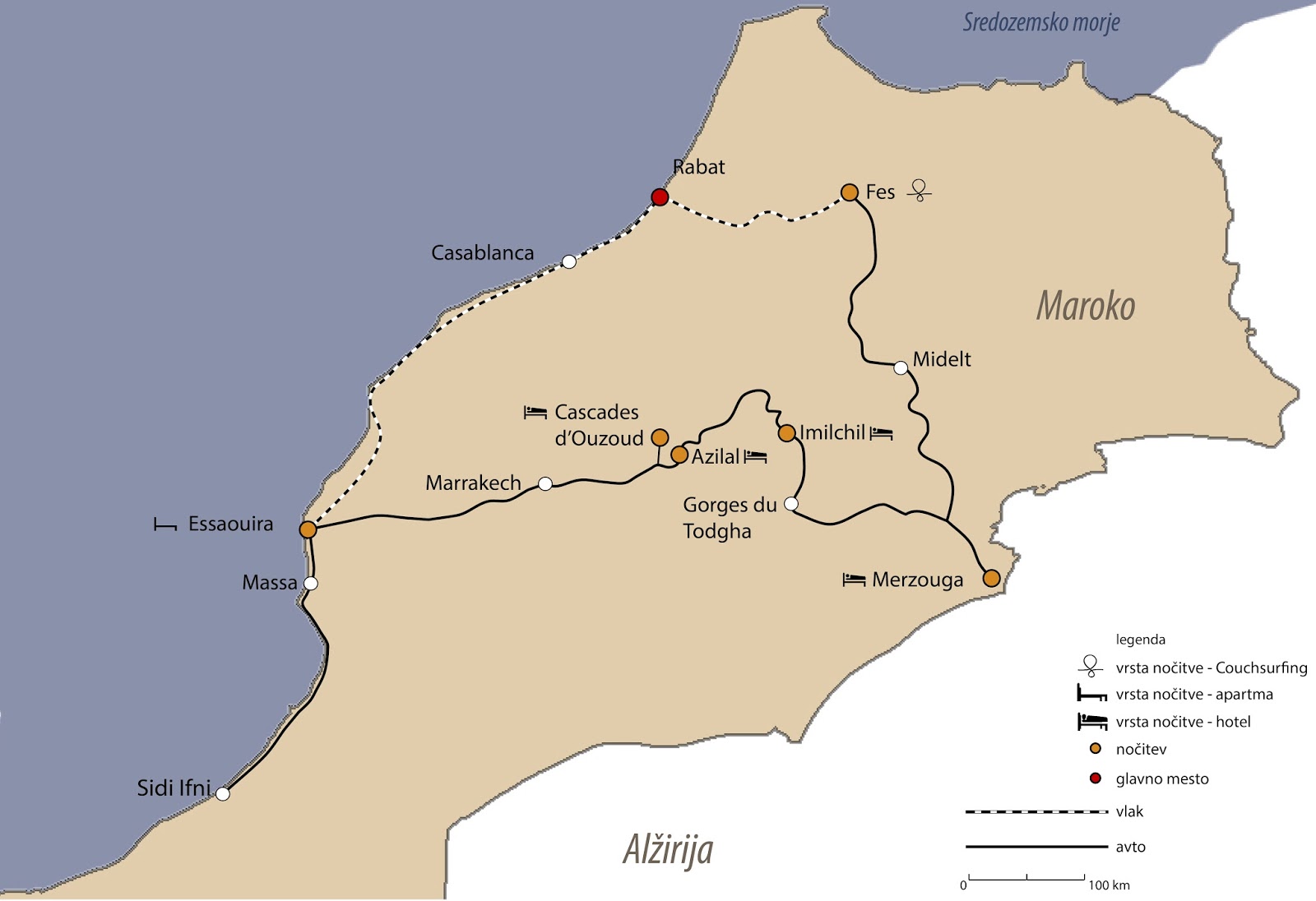 Maroko - pregled potovanja | Lahkih nog naokrog