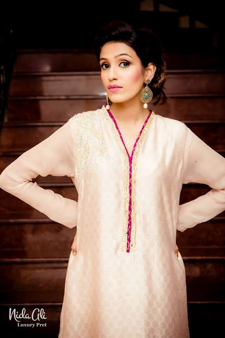 Nida Ali Luxury Pret Collection 2014 | Ganga Jamni Luxury/Pret Wear ...