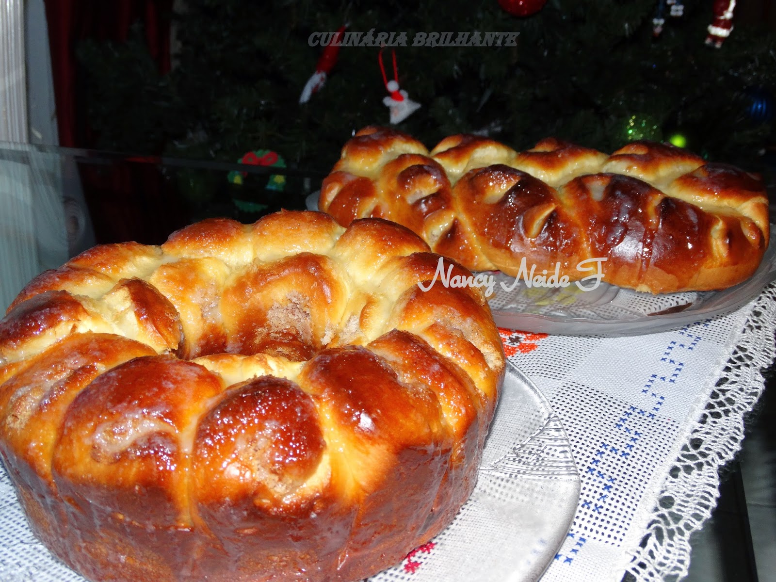 CULINÁRIA BRILHANTE DE NANCY- ESTRELA GUIA NF: Rosca de leite ...