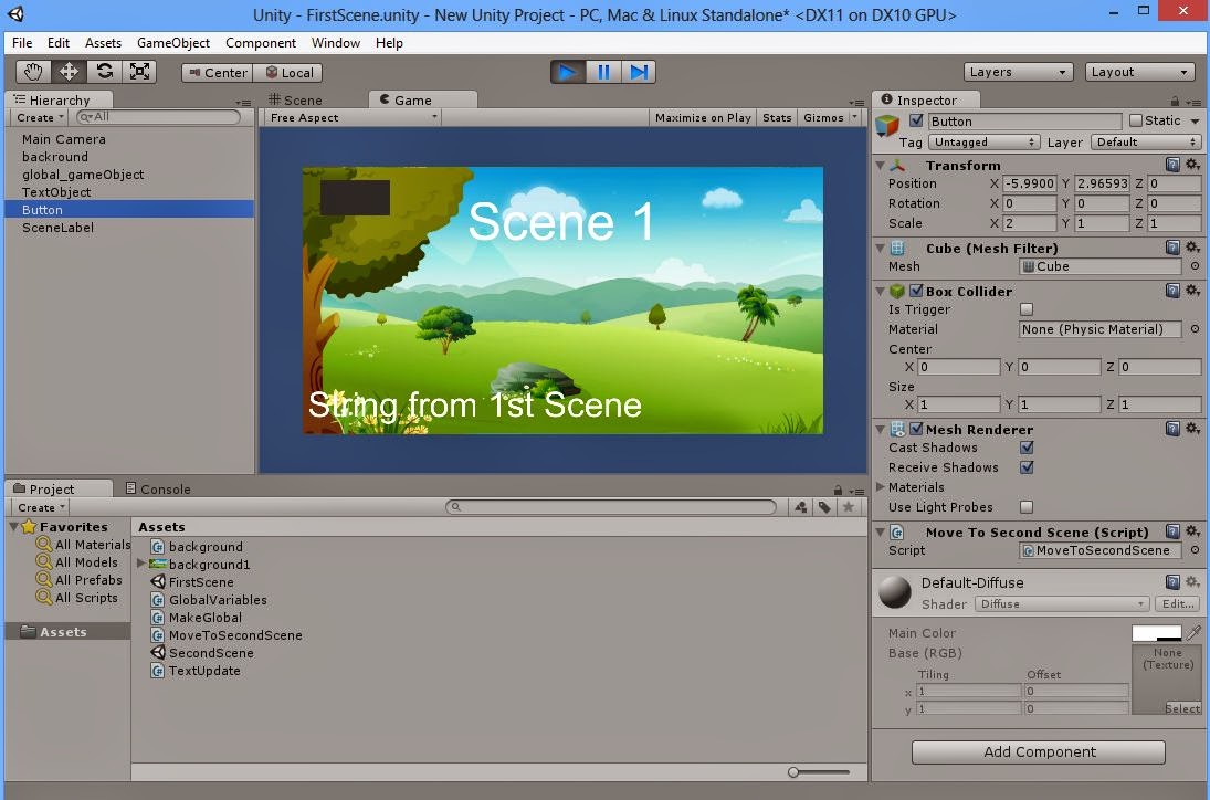 Qt ,Maemo and some other stuff: Creating global variable in Unity3D