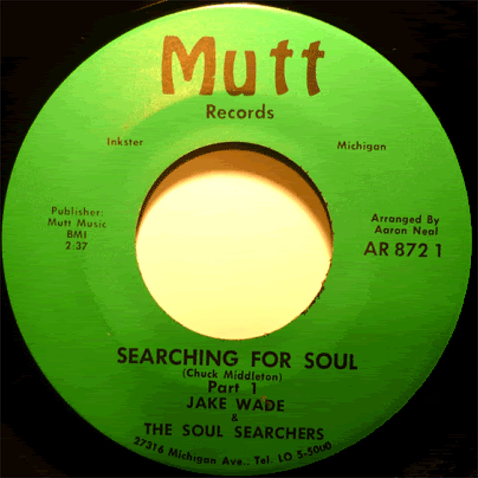 Detroit Soul Singles (Small label discogs): Mutt