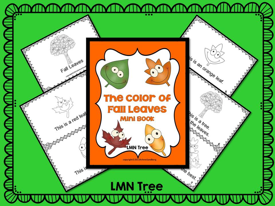 Fall Emergent Reader - Classroom Freebies