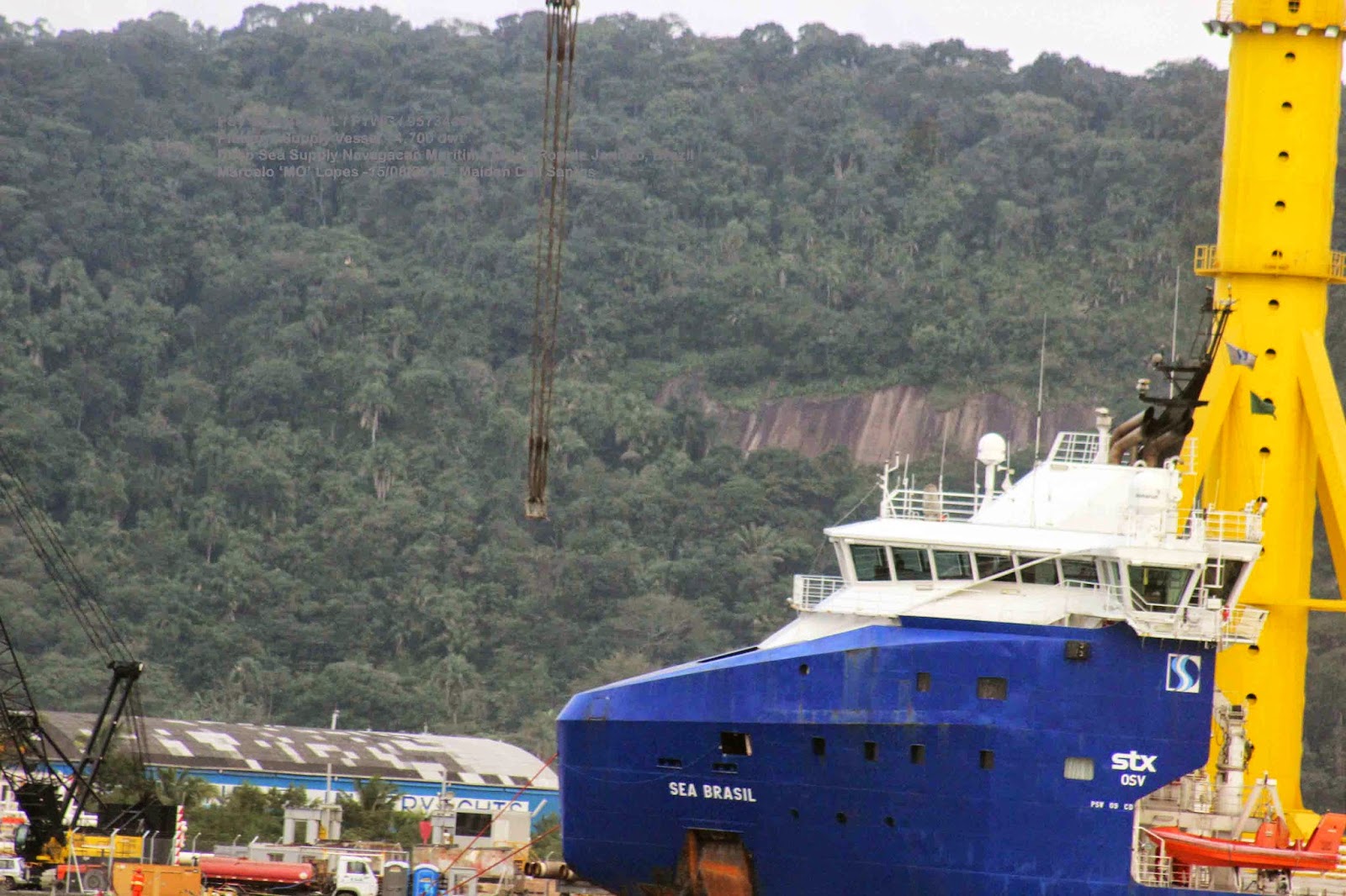 Santos Shiplovers: PSV Sea Brasil / PPWQ - Maiden call no terminal ...
