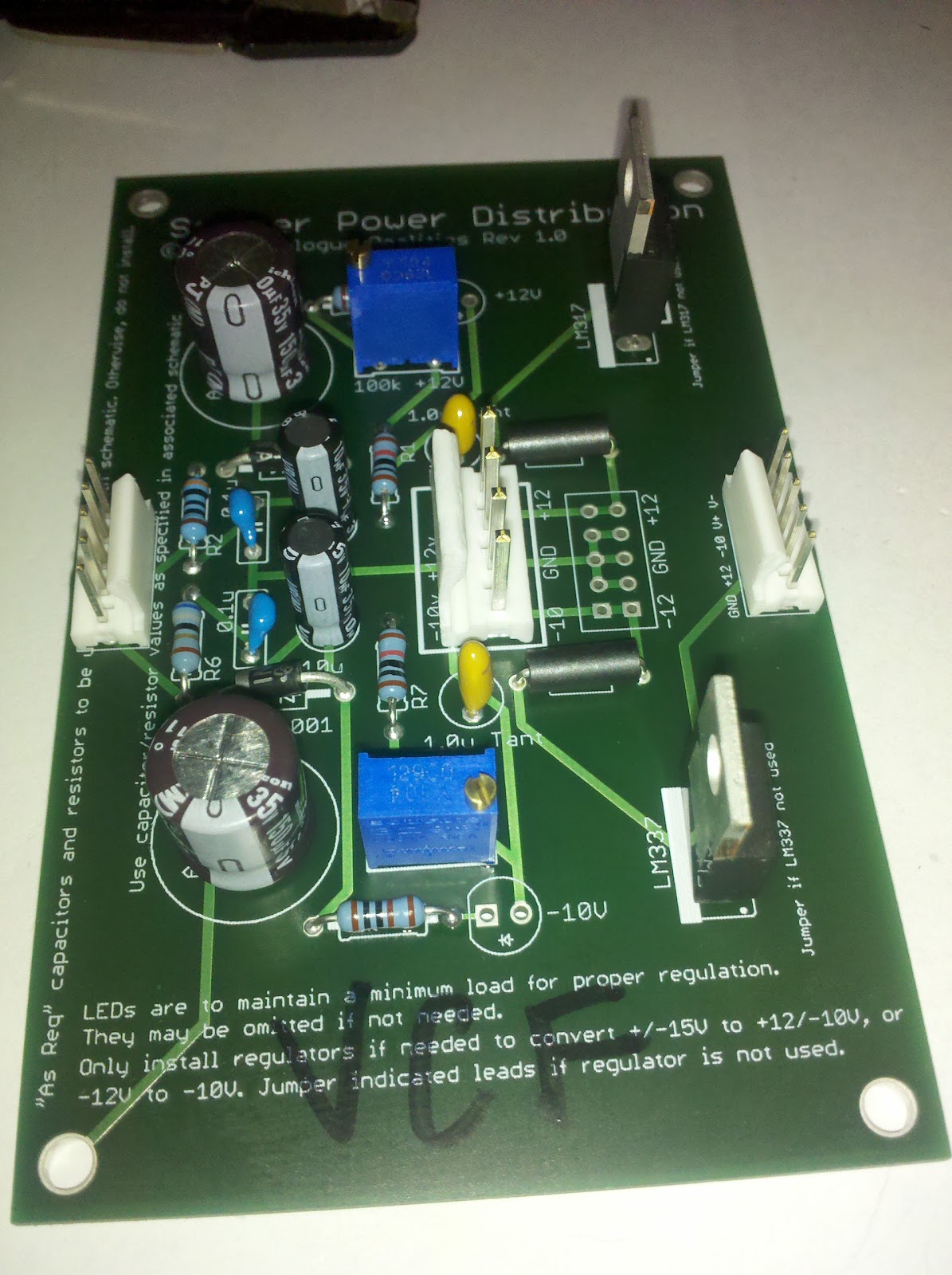 Steiner Synthasystem DIY: Power Regulation PCBs