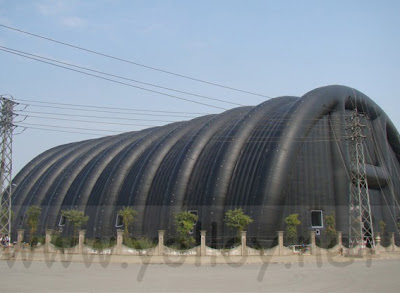 inflatable air shelter: Outdoor membrane structures Inflatable building ...