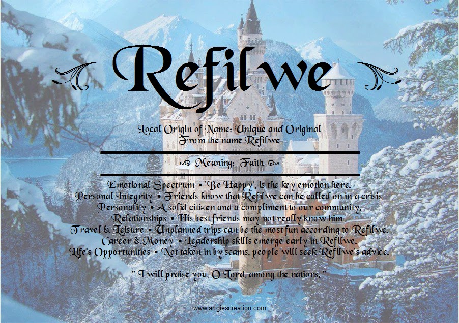 Refilwe | Unique Names