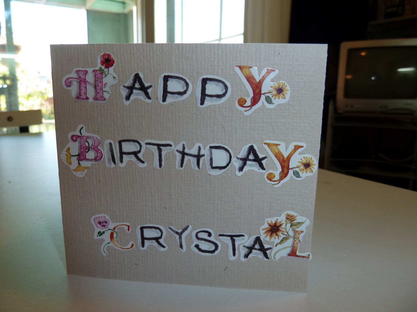 A Life of Whimsey: Happy Birthday Crystal!