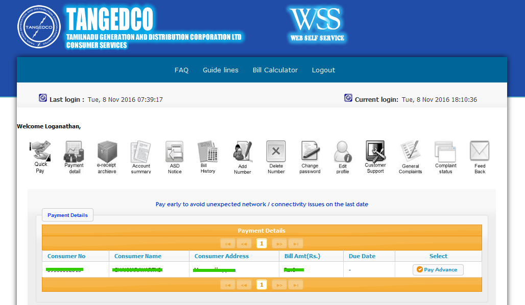 Eb Online Payment / Tneb Reading Details Www Tnebnet Org Tangedco Bill ...
