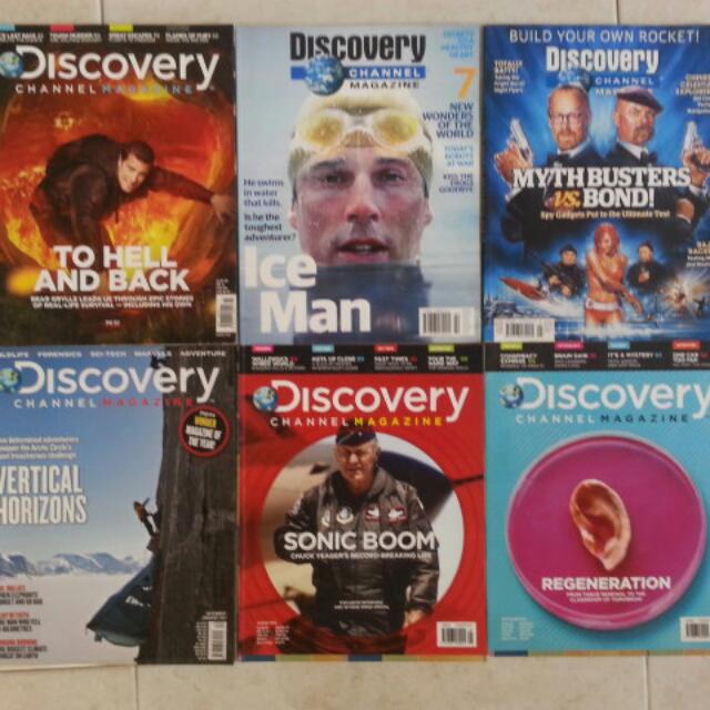 Used School Textbooks and Story books: Discovery Channel Magazines