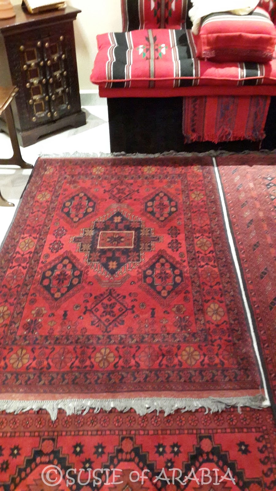 Jeddah Daily Photo: Red and Black Bedouin Geometric Designs