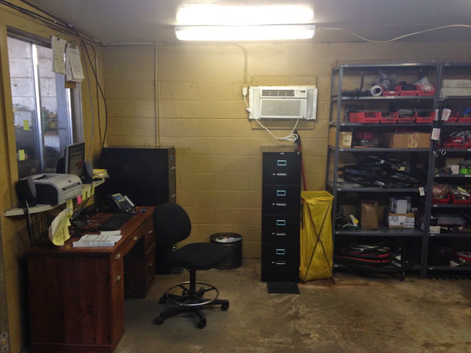 The Forest Country Club Golf Course Maintenance : Parts Inventory room ...