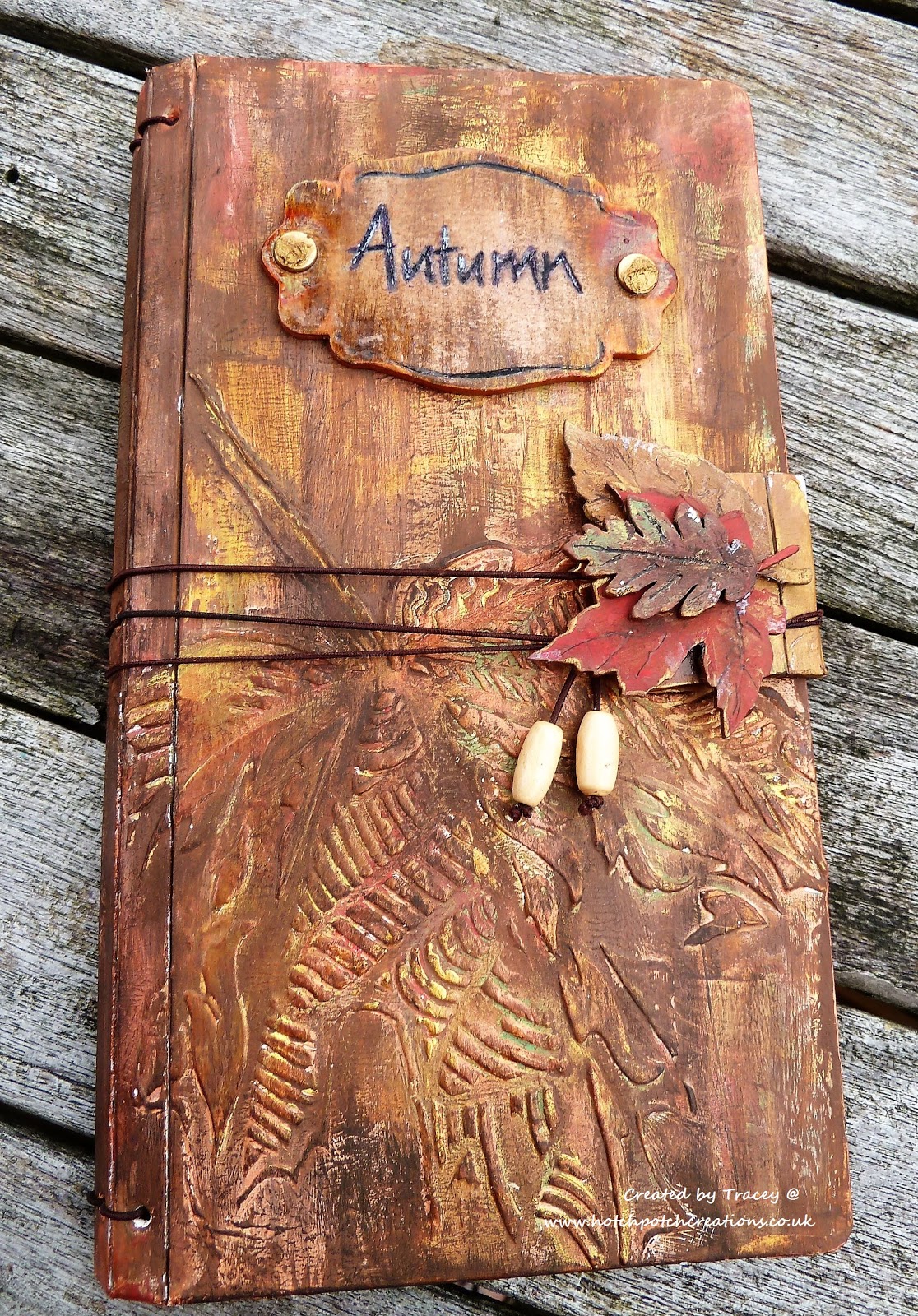 New Beginnings.. Creating in my Corner: Autumn Journal Cover.. (Part 1..)