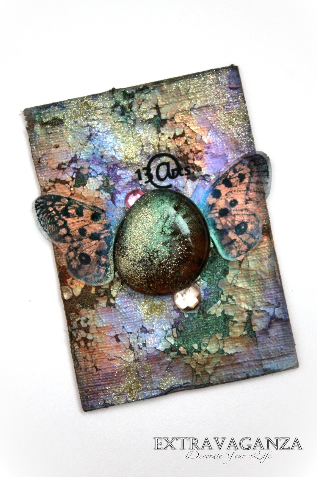 13 arts: Artist Trading Cards "13 textures"