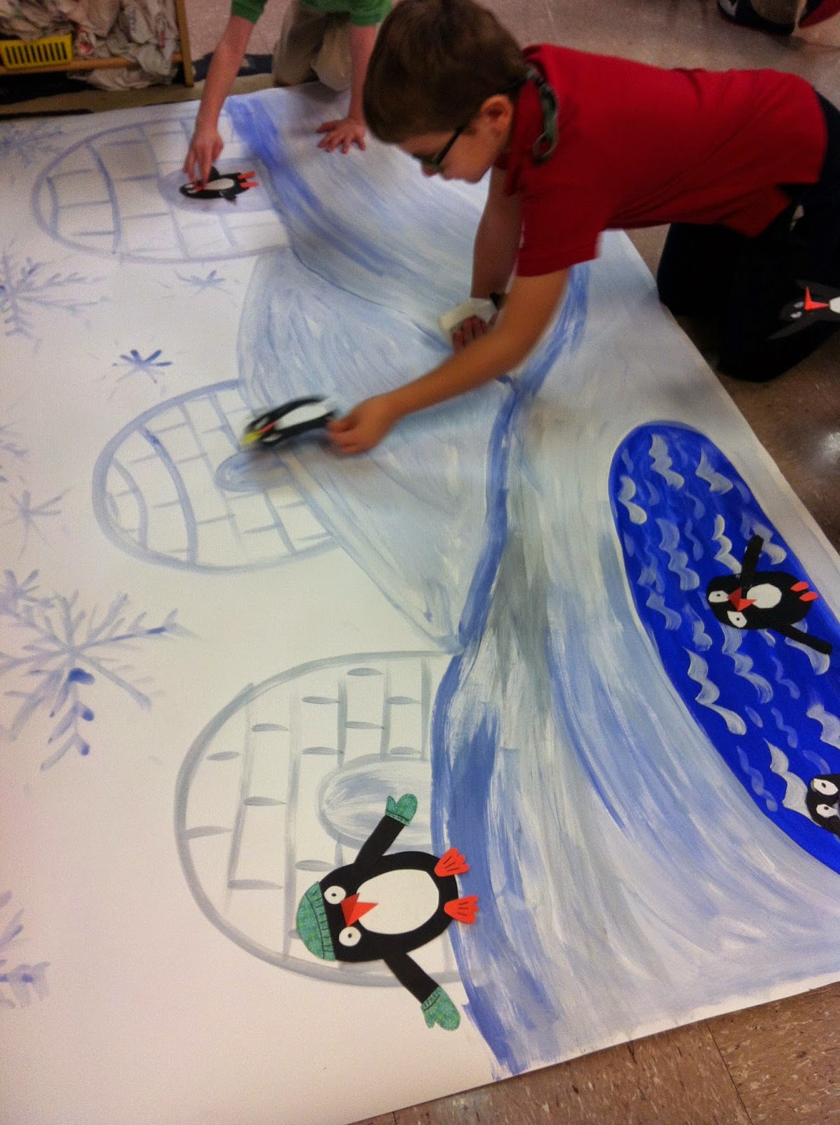 ChumleyScobey Art Room: Penguins in Antarctica