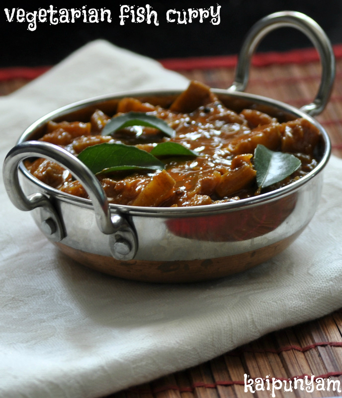 kaipunyam.com: Vegetarian Fish Curry