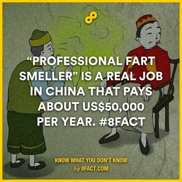 Professional fart smeller is a real job in China that pays about US ...