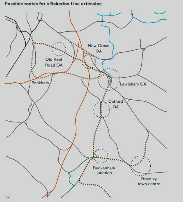 Brockley Central: Bakerloo Line extension to New Cross and Lewisham ...