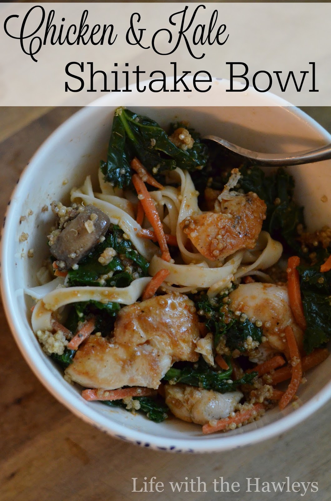 Hawley: Chicken & Kale Shiitake Bowl