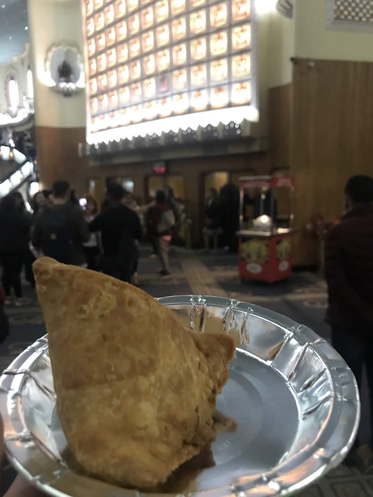Day 3- Samosas in a movie theatre