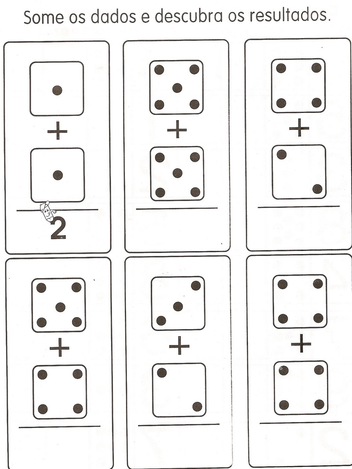 Ateliê Franci Vicente: Soma dos dados.