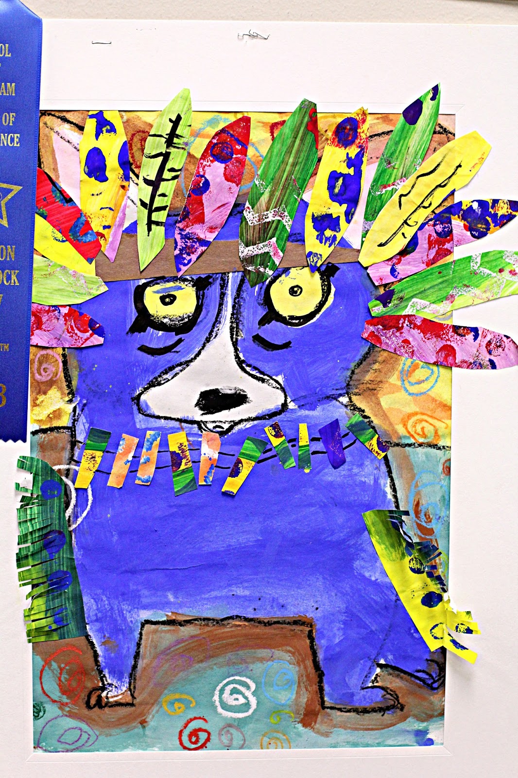 smART Class: Blue Dog Inspired Animals!!!!