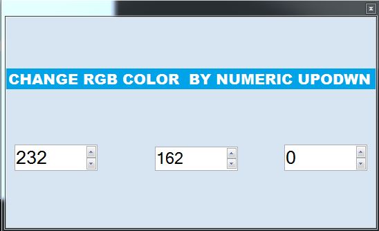 Change Background Color by FromArgb function in VB.NET.(one label,three ...