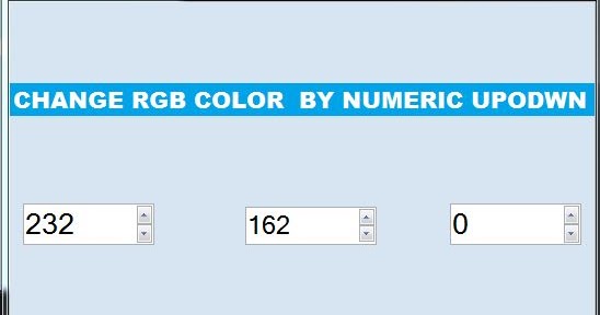 Change Background Color by FromArgb function in VB.NET.(one label,three ...