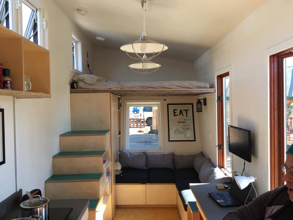 TINY HOUSE TOWN: The Wedge Tiny House From Laney College